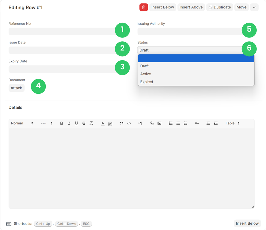Adding a Document into a Network